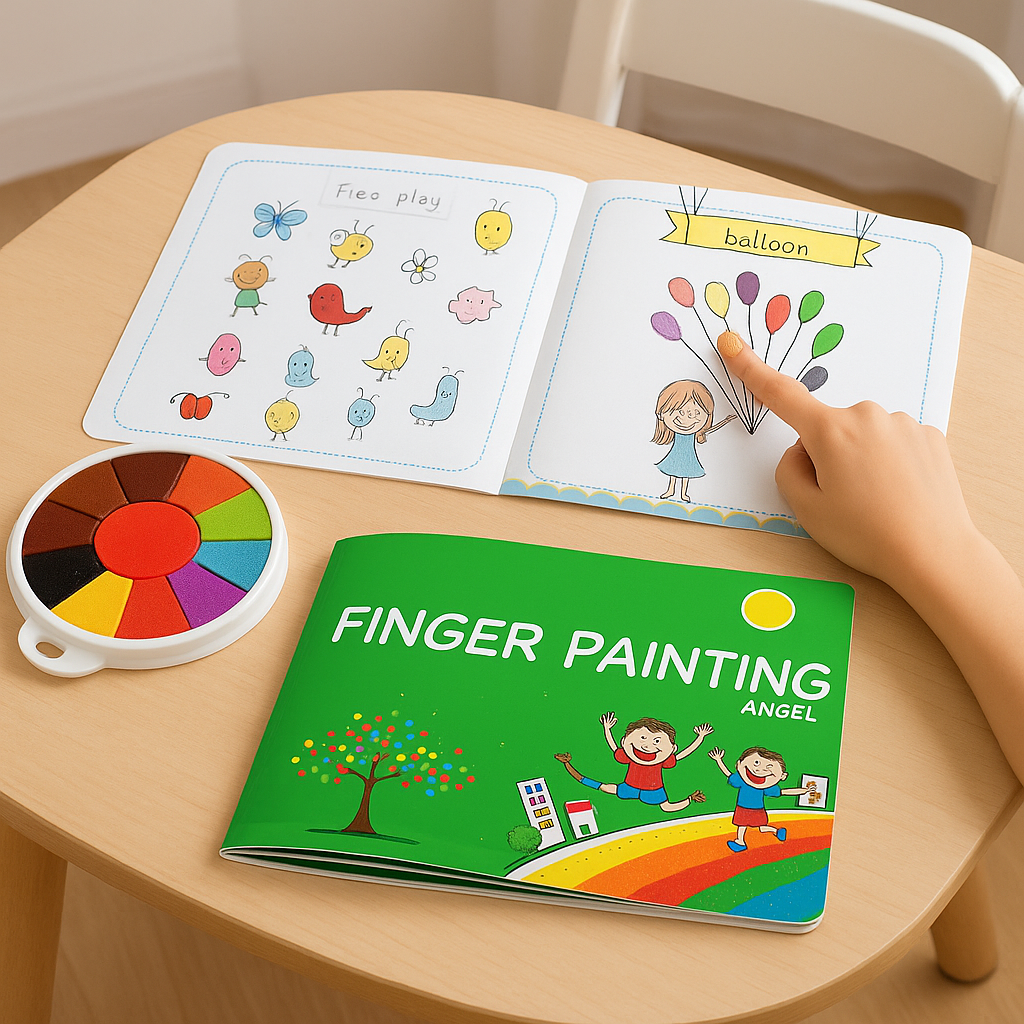Finger paint drawing set for children – tiny-dreams.uk
