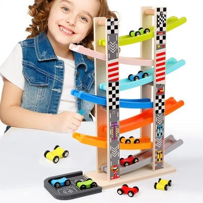 Wooden Car Ramp Race Track – Nostalgic Fun for Little Car Fans – tiny ...