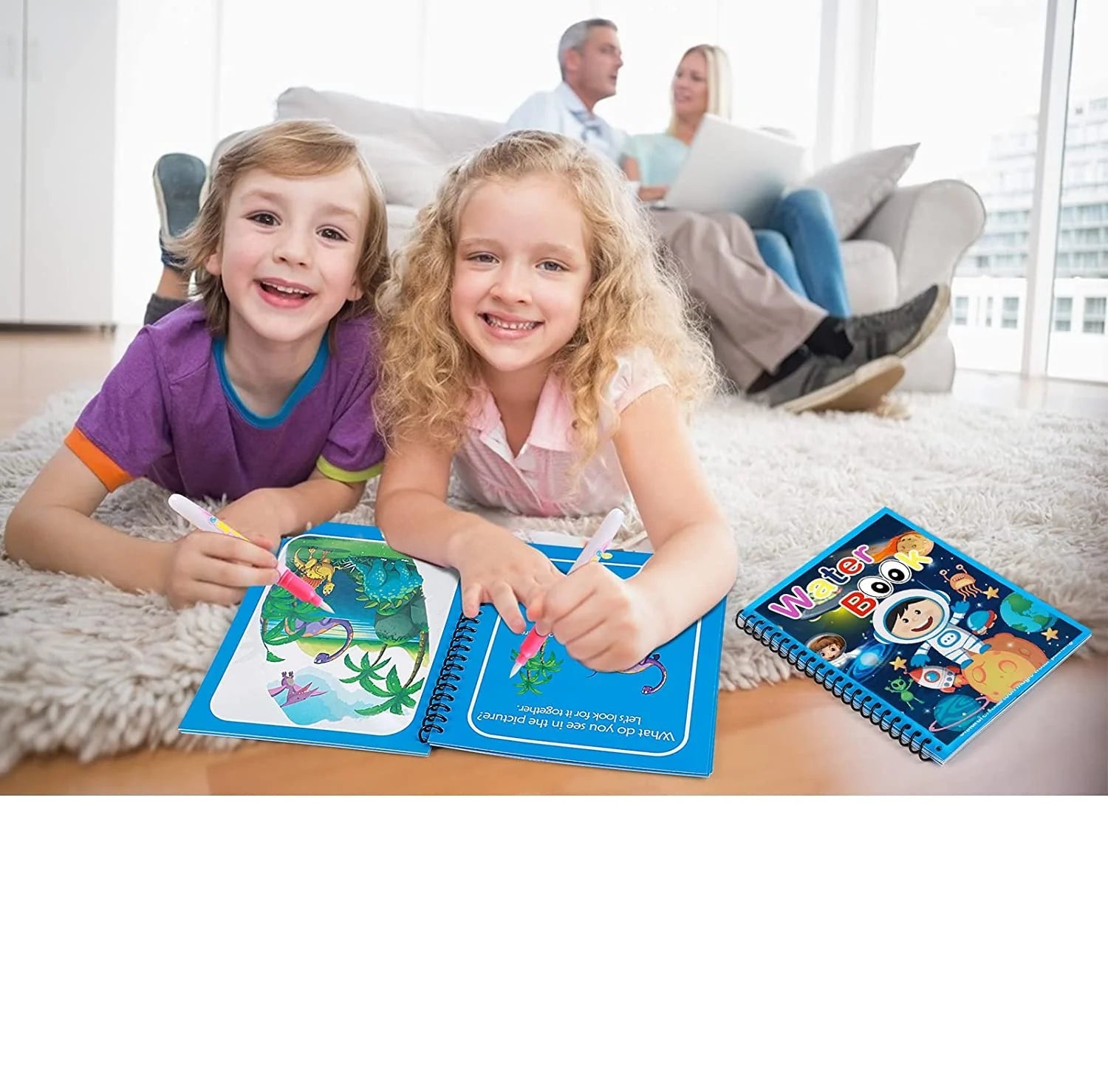 Magic Water Coloring Book – Discover Hidden Drawings – tiny-dreams.uk