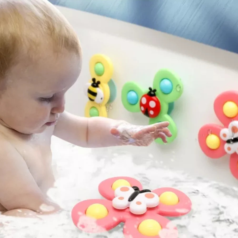 Interactive Bath Spinner Toy | Make Bath Time Fun - Spinning Bath Toy ...
