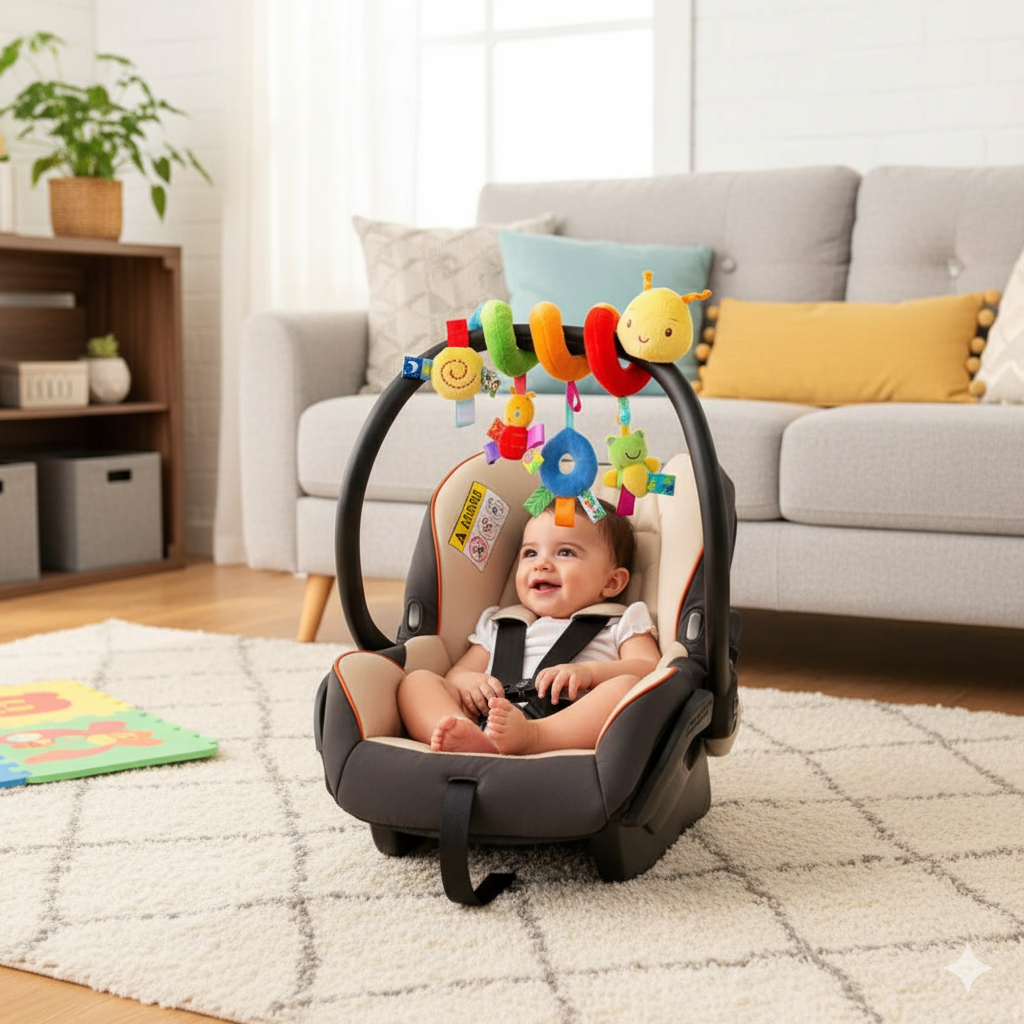 3in1 caterpillar rattle toy for home and on the go – tiny-dreams.uk