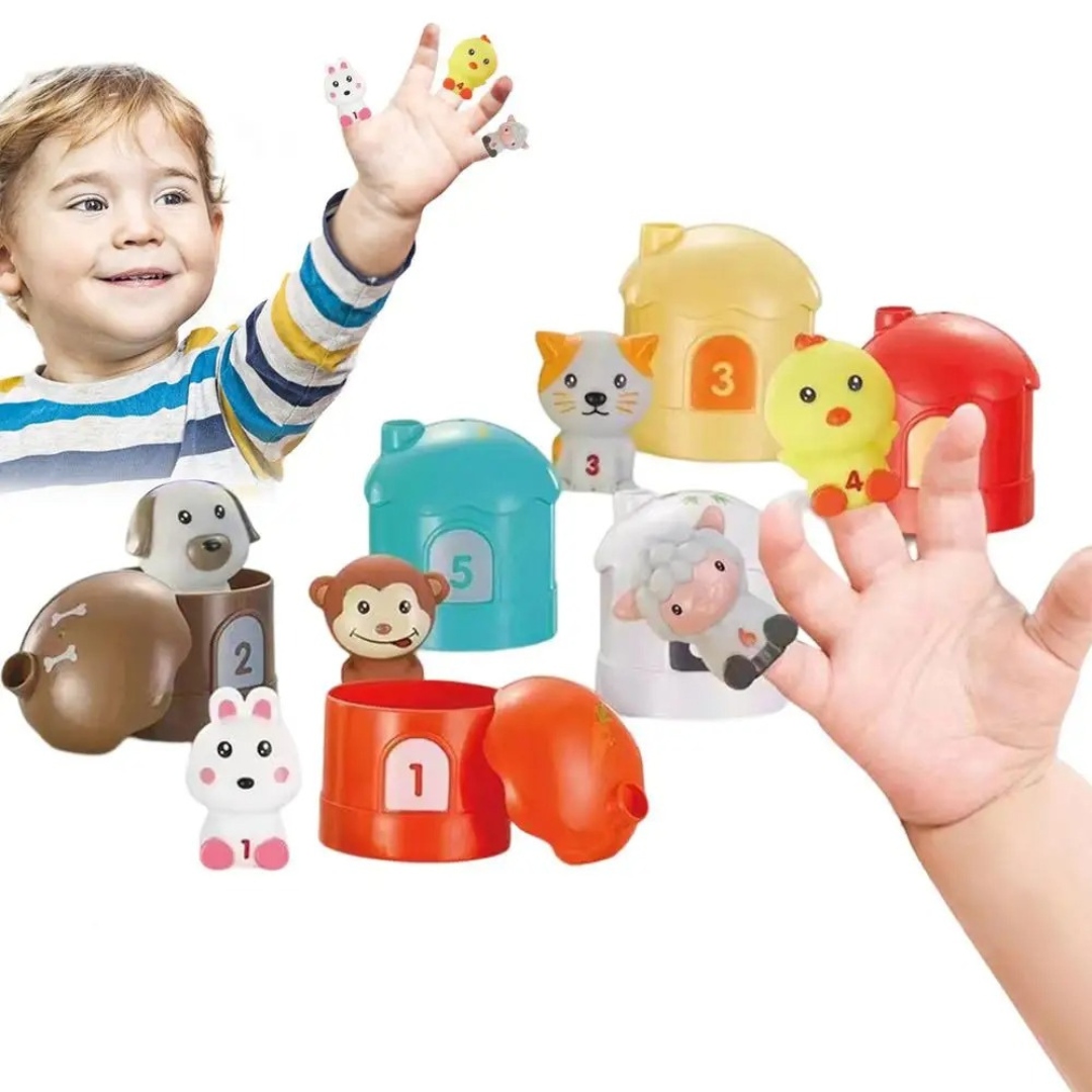 Educational farm finger puppet stacking game – tiny-dreams.uk