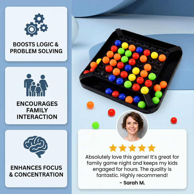 Colour Match Logic Game – Interactive Marble Puzzle for Kids & Adults ...