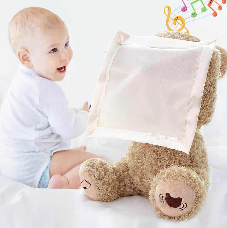 Peek-A-Boo-Teddy - Interactive Plush Toy – tiny-dreams.uk