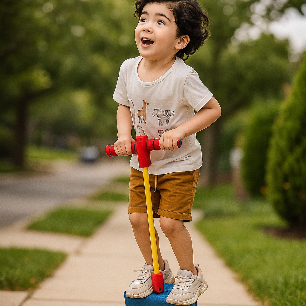 Foam children's pogo jumpers – jumping toy for indoors and outdoors ...
