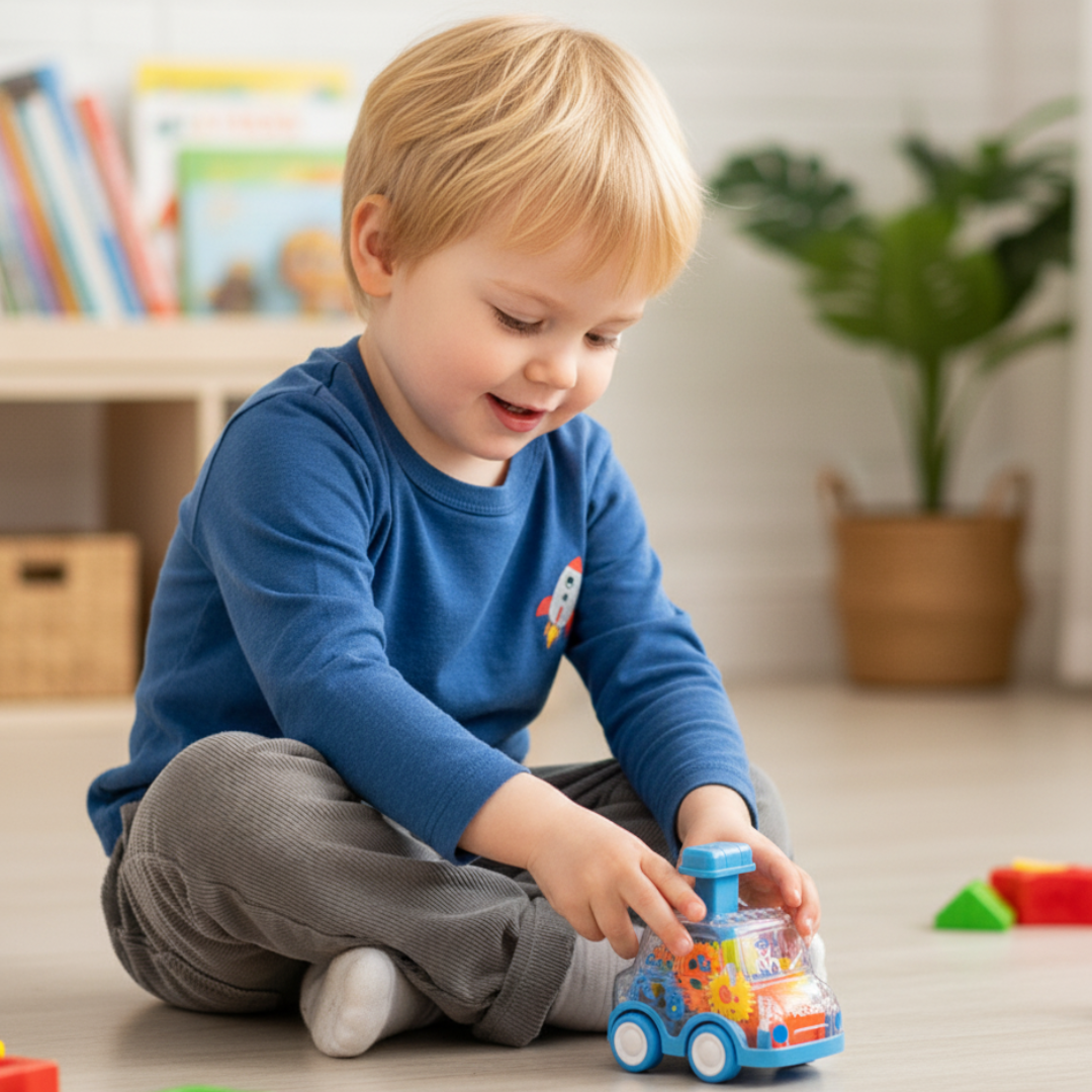 Push & Drive Colourful Gear Cars – tiny-dreams.uk