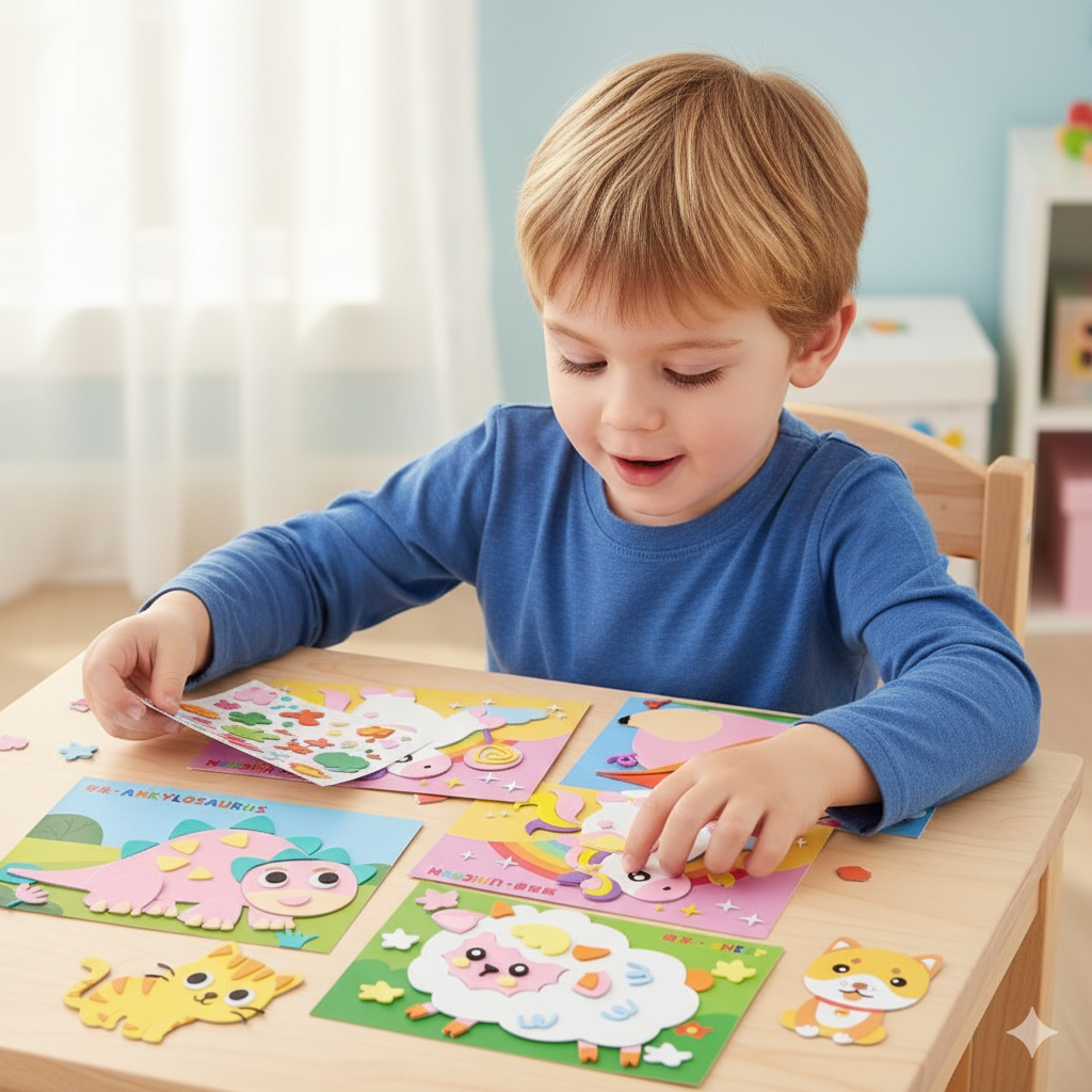 Creative sticker craft set for children – tiny-dreams.uk