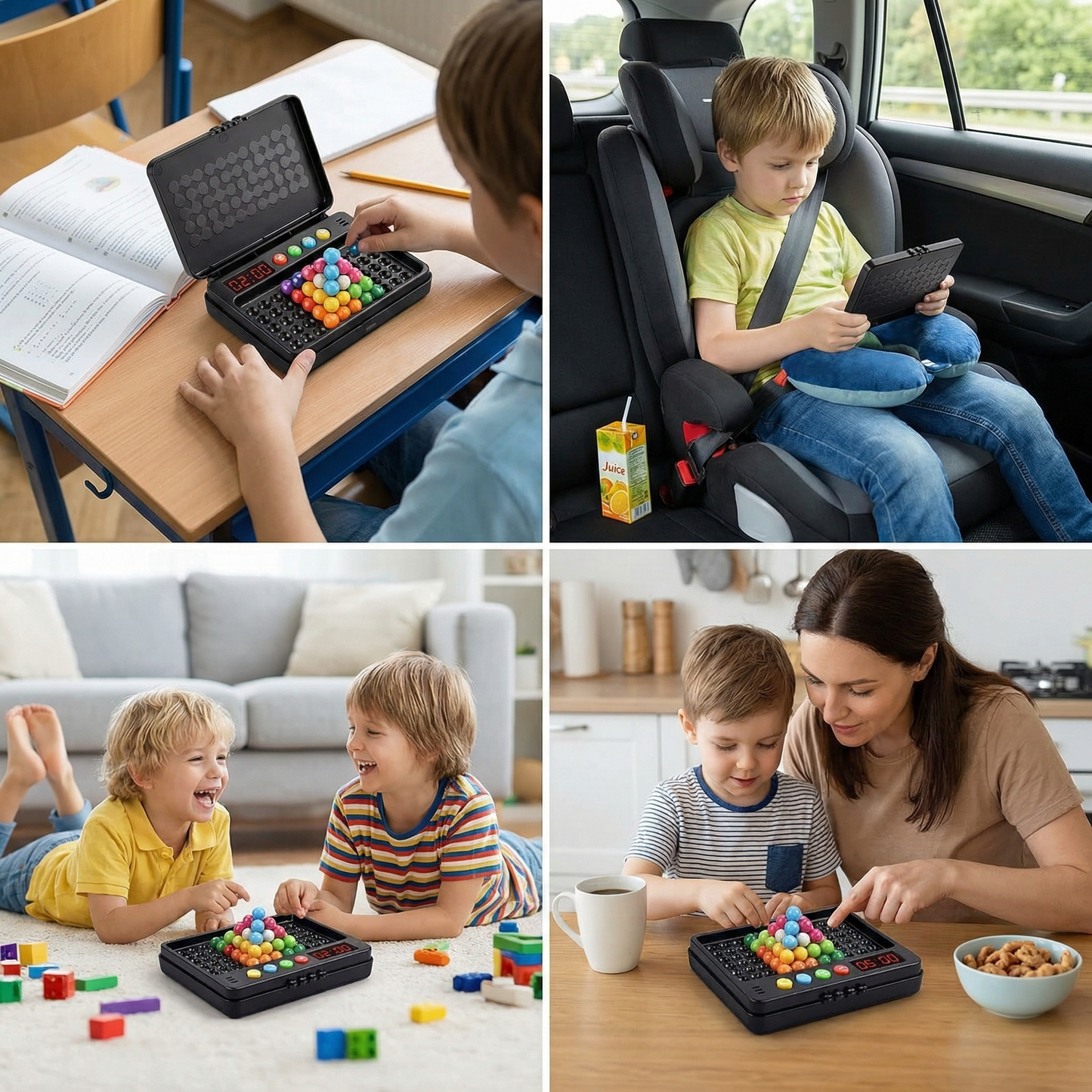 Smart Kids Brain Game – 500 Logic Puzzles with Timer – tiny-dreams.uk